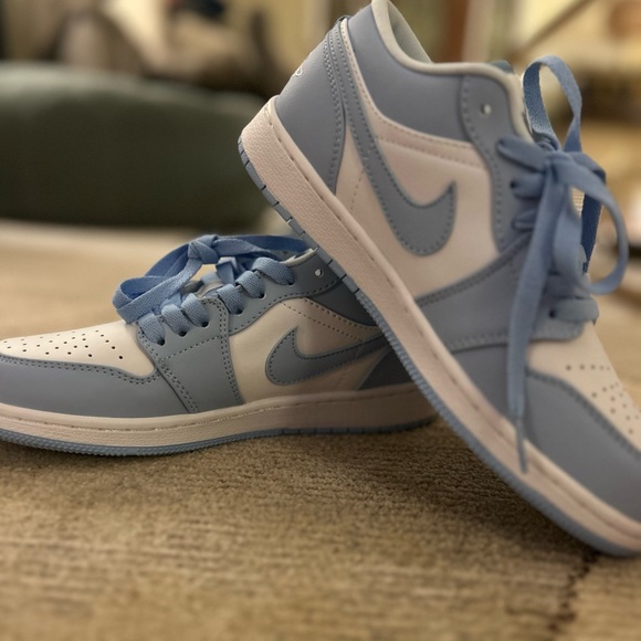 Nike | Shoes | Air Jordan Nike Low Dunk Ice Blue | Poshmark